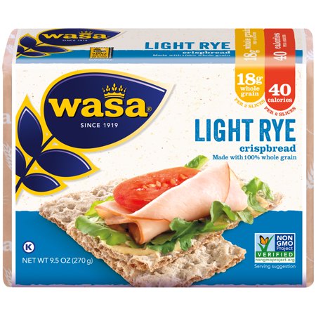 Buy Wasa 100 Whole Grain Light Rye Crispbread - it's vegetarian ...