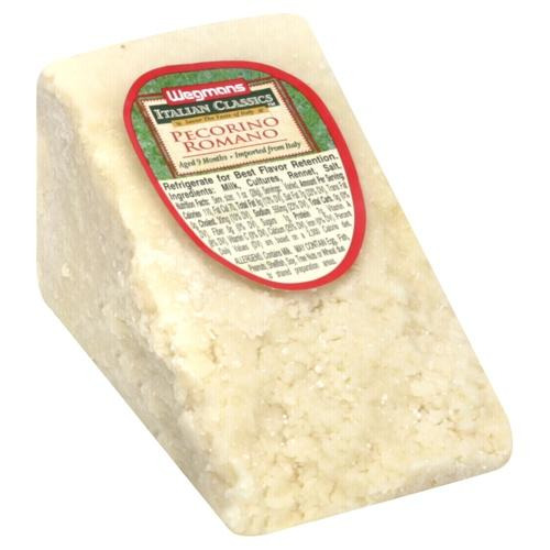 Buy Wegmans Italian Classics Pecorino Romano Cheese - it's keto, gluten ...